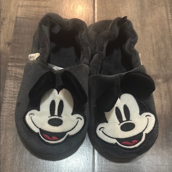Disney | Shoes | Mickey Mouse Black Slippers | Poshmark